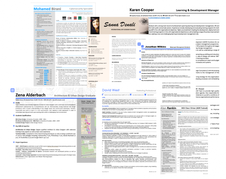 CV Writing Services – CV Master Careers | Professional CV Writing ...